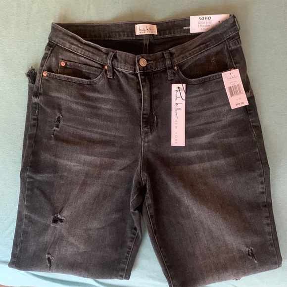 Nicole by Nicole Miller | Jeans | Nicole Miller High Rise Straight Crop ...
